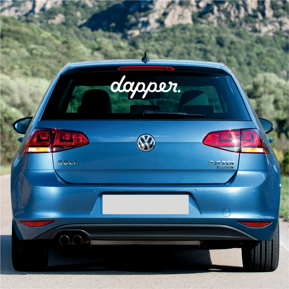Sticker auto - dapper. • WallSign