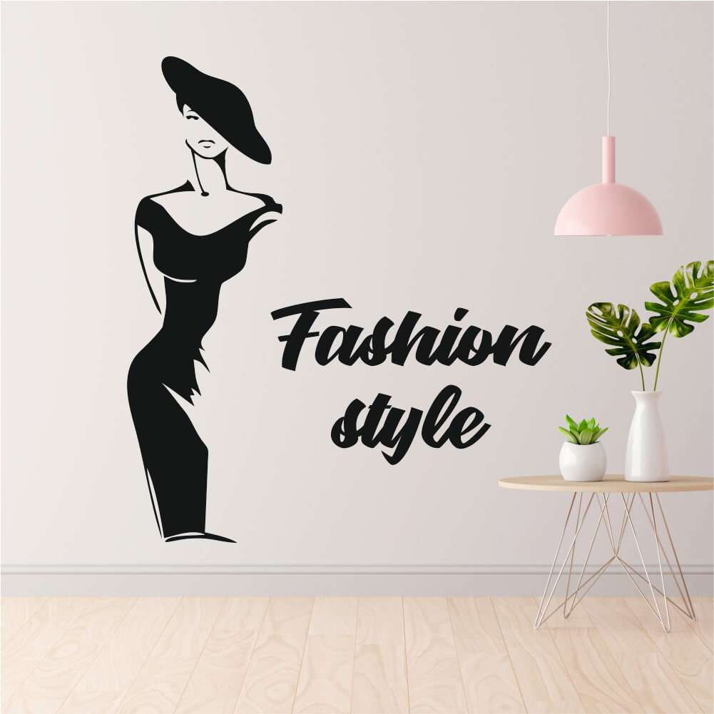 Sticker perete siluetă - Fata My Dream • WallSign