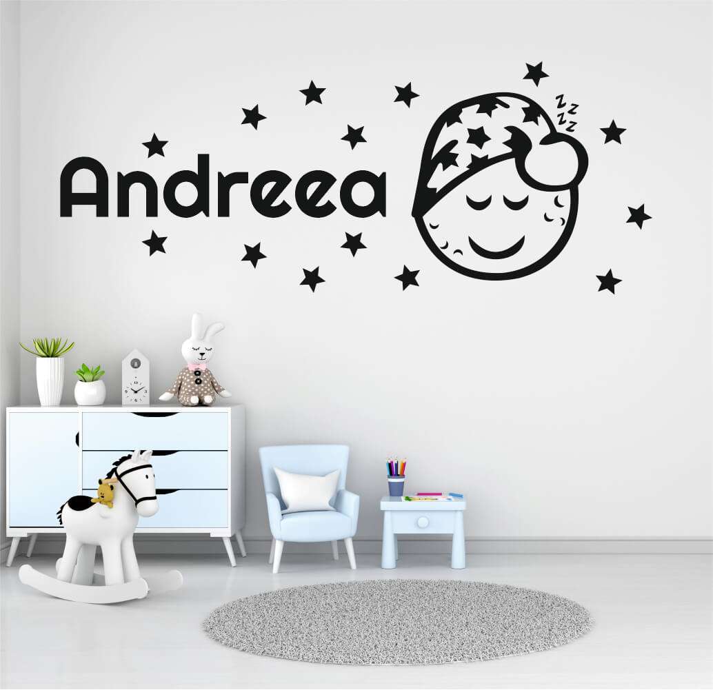 Sticker perete siluetă - Fata My Dream • WallSign