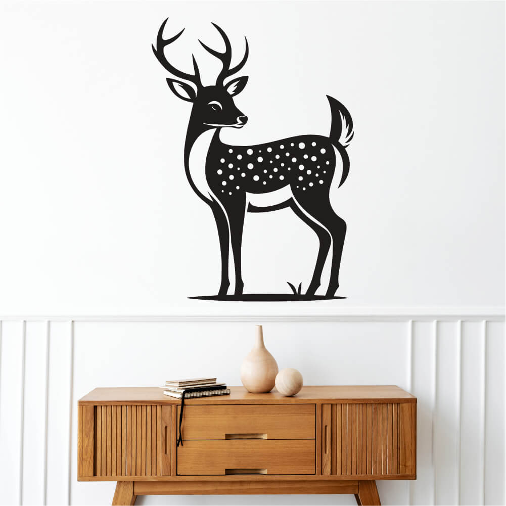 Sticker perete siluetă - Leu stilizat • WallSign